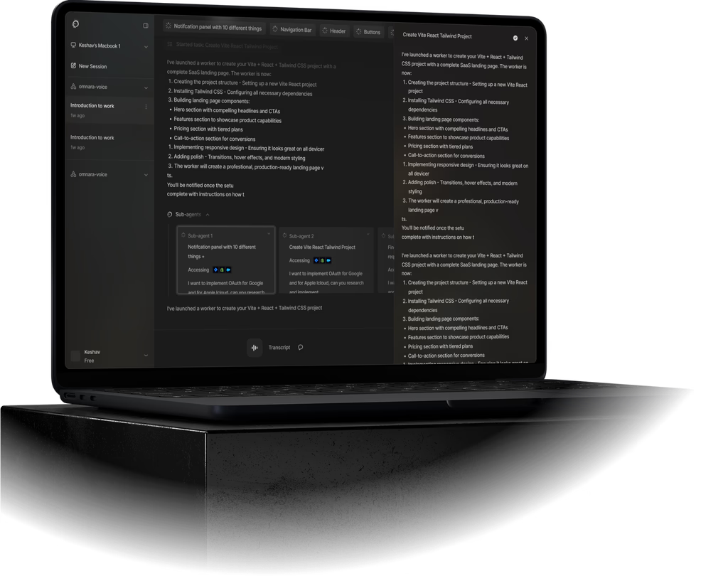 Omnara - Claude Code Mobile & Voice Interface for Remote Coding